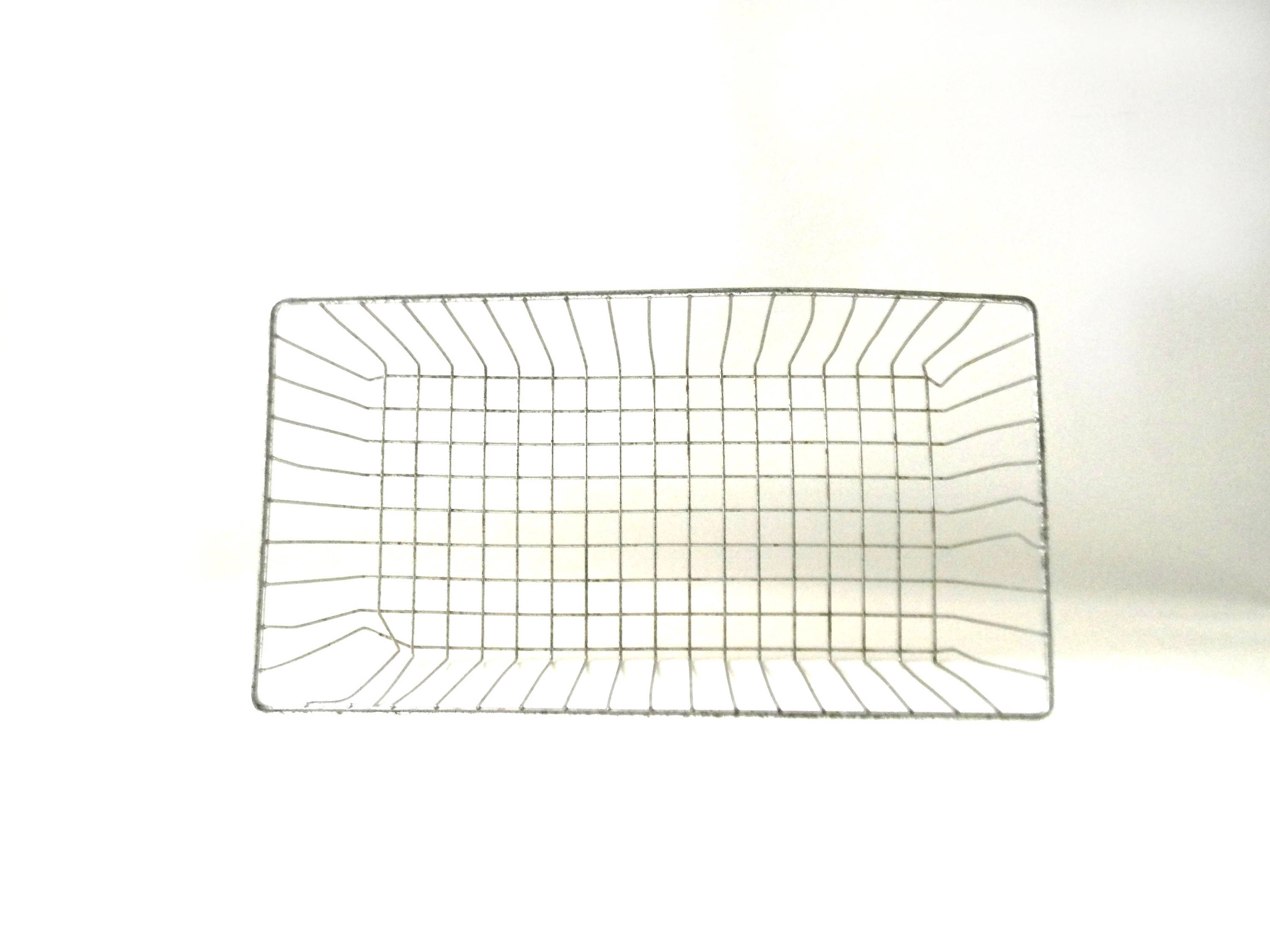 Vintage Rectangle Wire Basket - Etsy