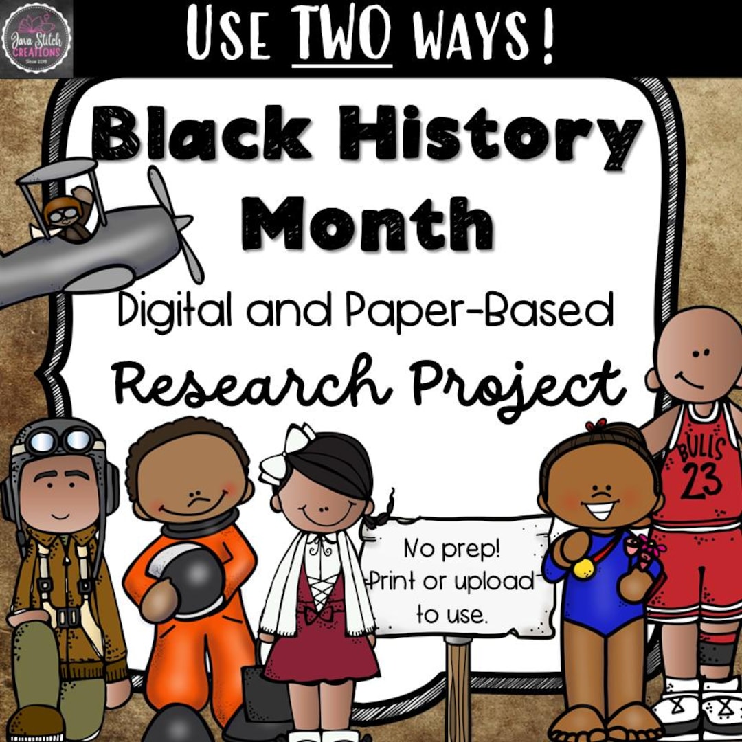 Black History Month Project | Research Project | Report | Printable ...