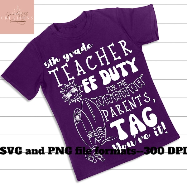 5th Grade Teacher Shirt - Etsy