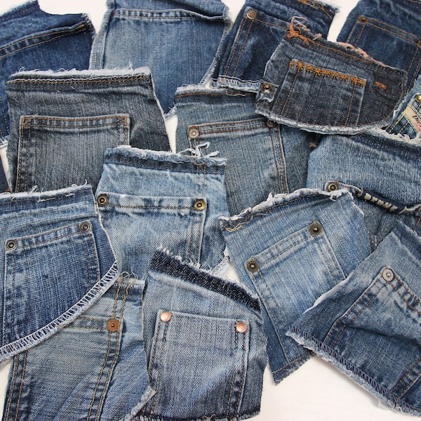 Denim Pockets - Etsy