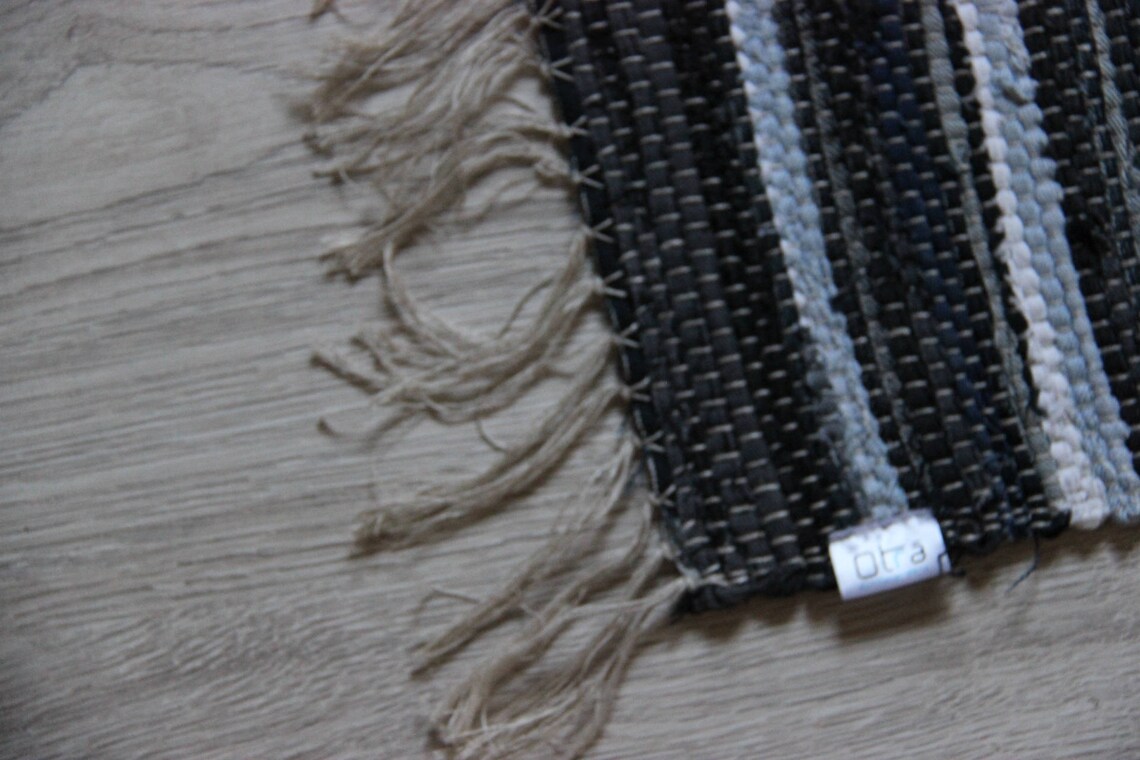 Handmade Denim Woven Rug Nautical Denim Rug Woven Loom Rug - Etsy