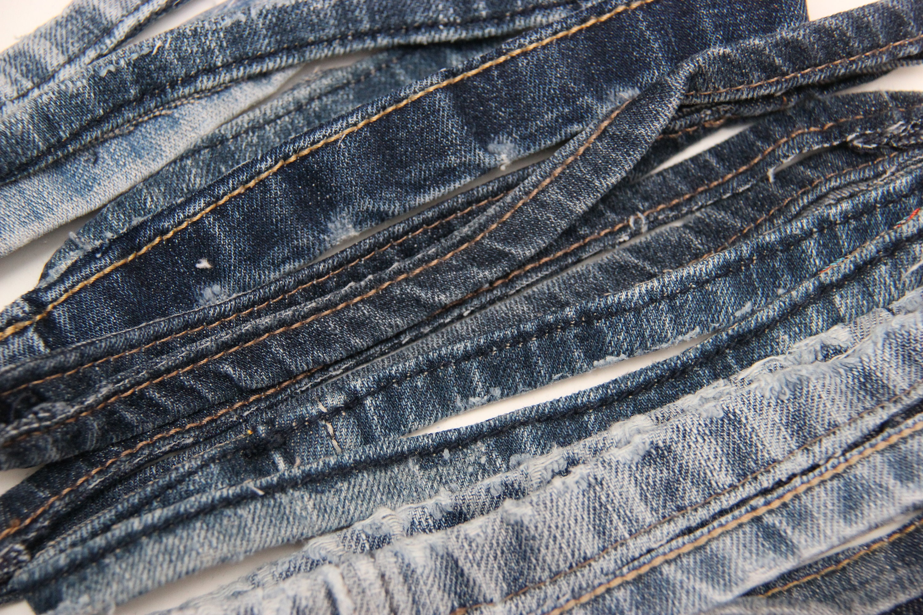 Sewing & Fiber Needlepoint Craft Supplies & Tools Denim Scrap Bundle ...