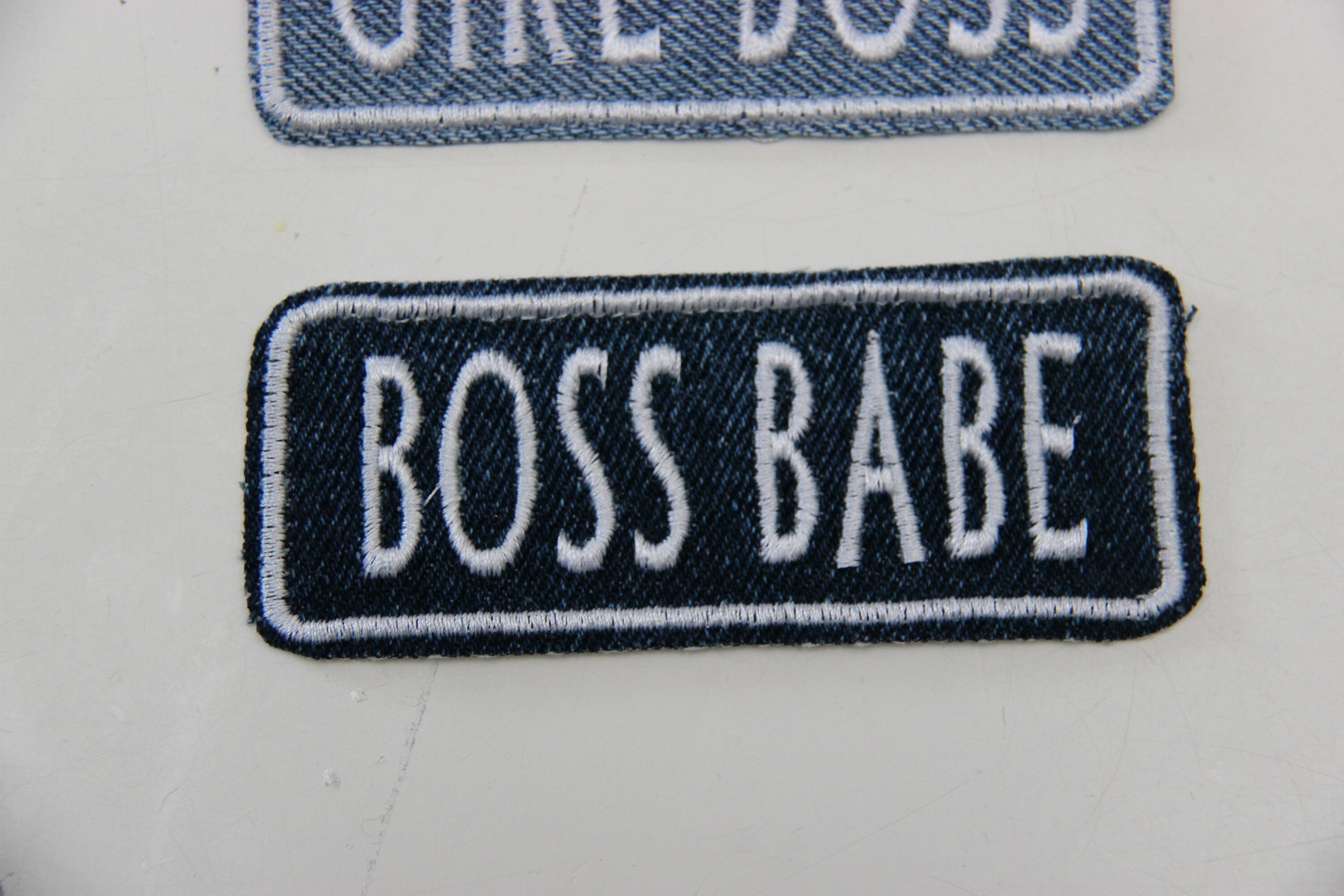 BOSS Patch , Recycled Denim Patch , Boss Motif , Leader Patch , CEO ...