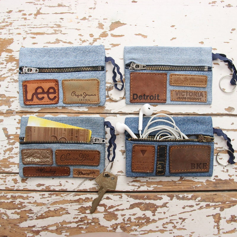 Denim Pouch - Etsy