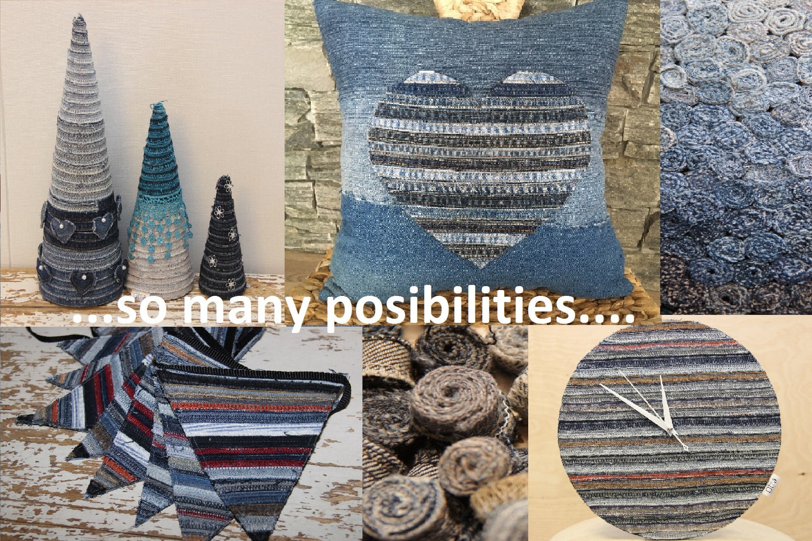 Reclaimed Jean Seams , Denim Hems , Recycled Denim Cord , Repurposed ...