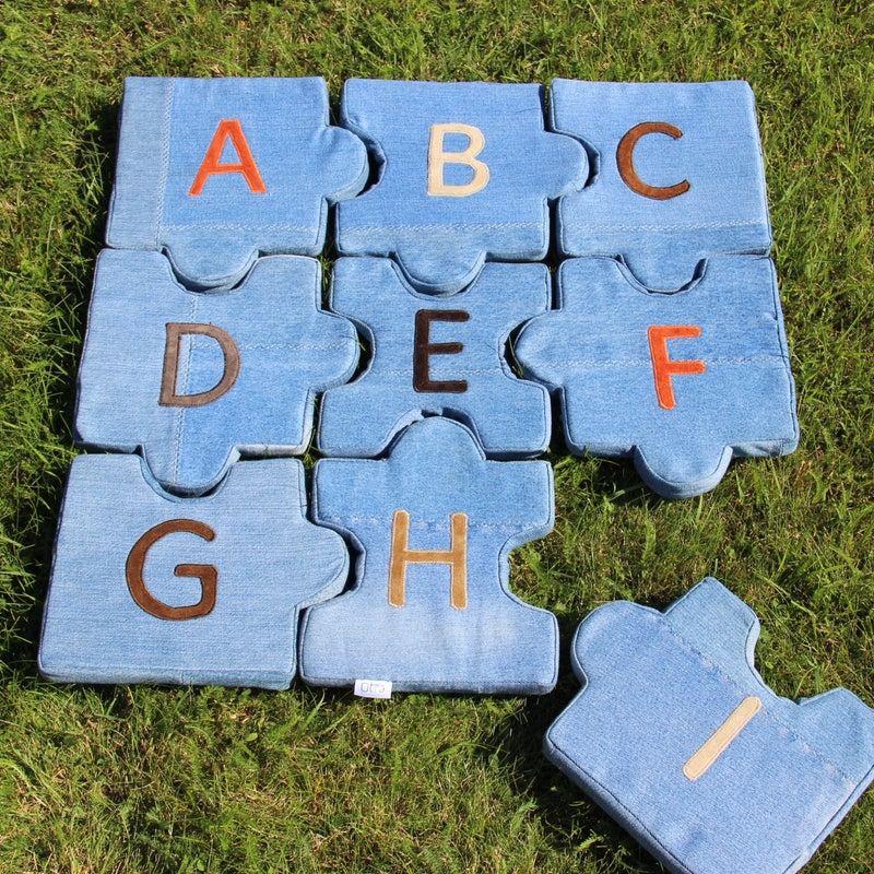 Puzzle Pillow - Etsy UK