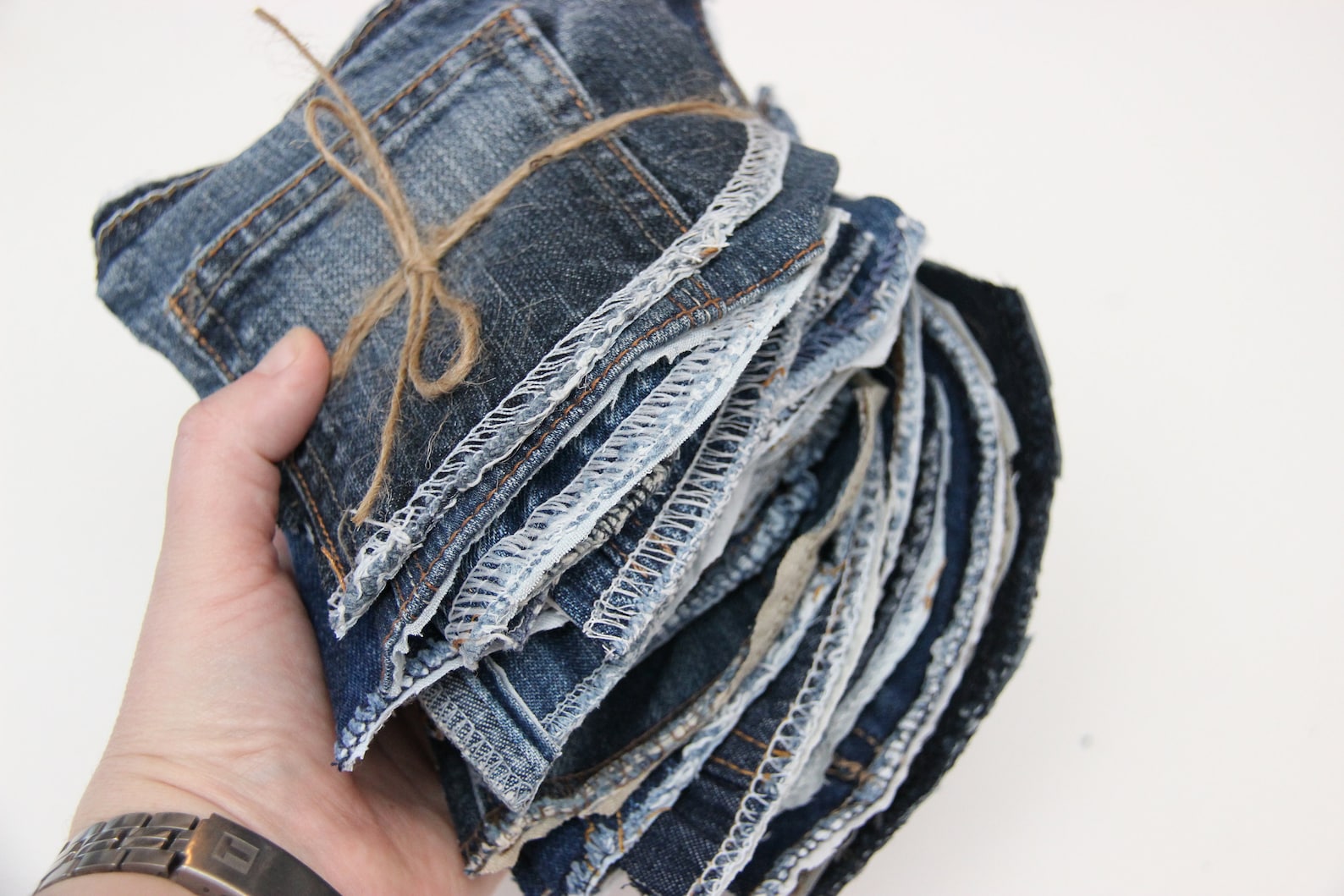 10/15/20/30/60 Denim Coin Pockets Bundle , Small Jean Pockets , Denim ...