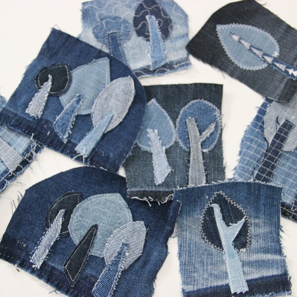 Scrap Fabric Patches - Etsy