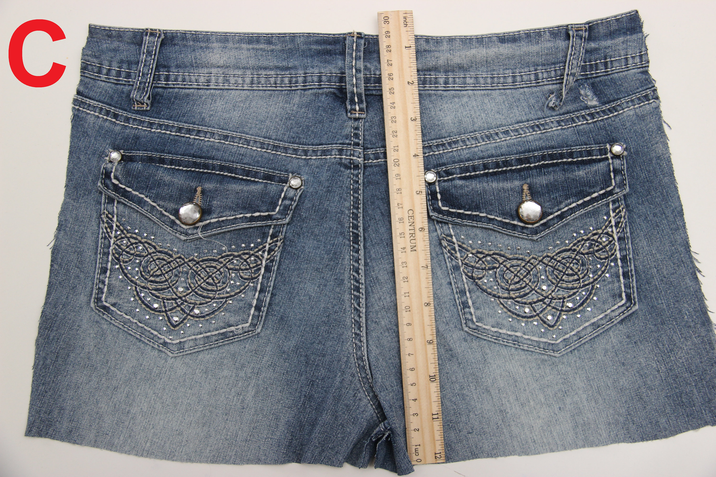 Denim Back Pockets on Denim Base Pockets for Repurpose - Etsy