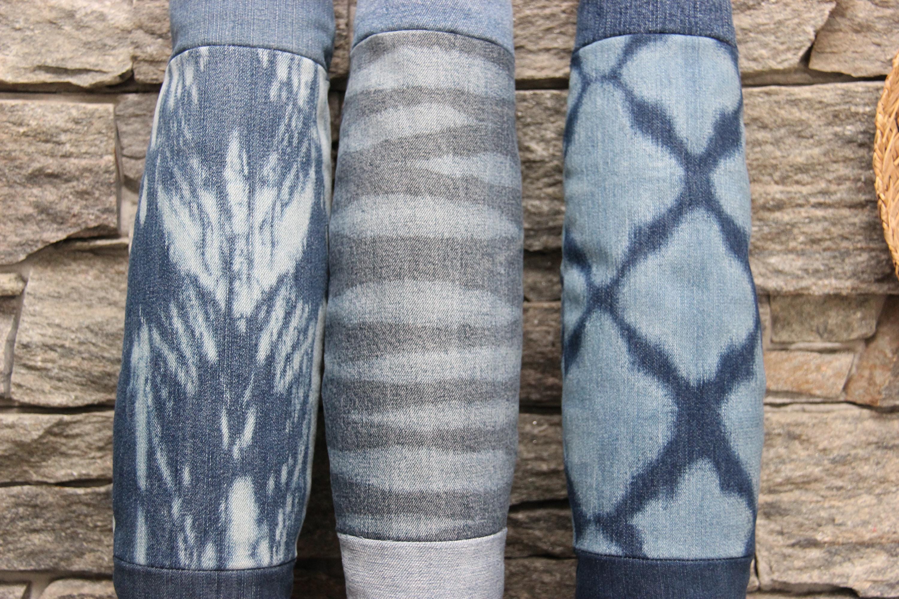 Large Stuffed Recycled Denim Shibori Fish Decor , Upcycled Denim Fish ...