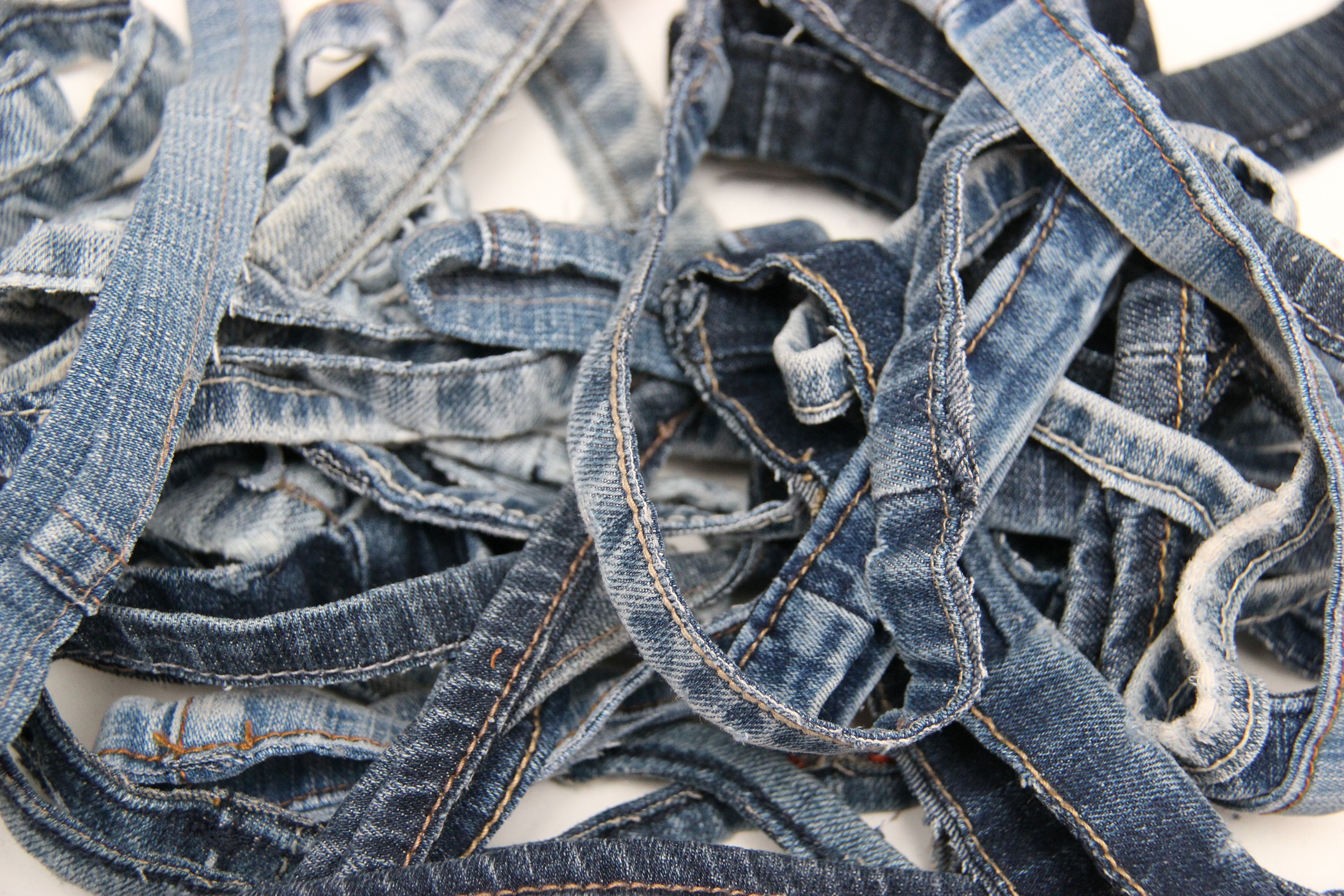 Sewing & Fiber Needlepoint Craft Supplies & Tools Denim Scrap Bundle ...