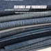 Denim Legs Scrap Bundle , Denim DIY Project Fabric , Slow Stitching ...
