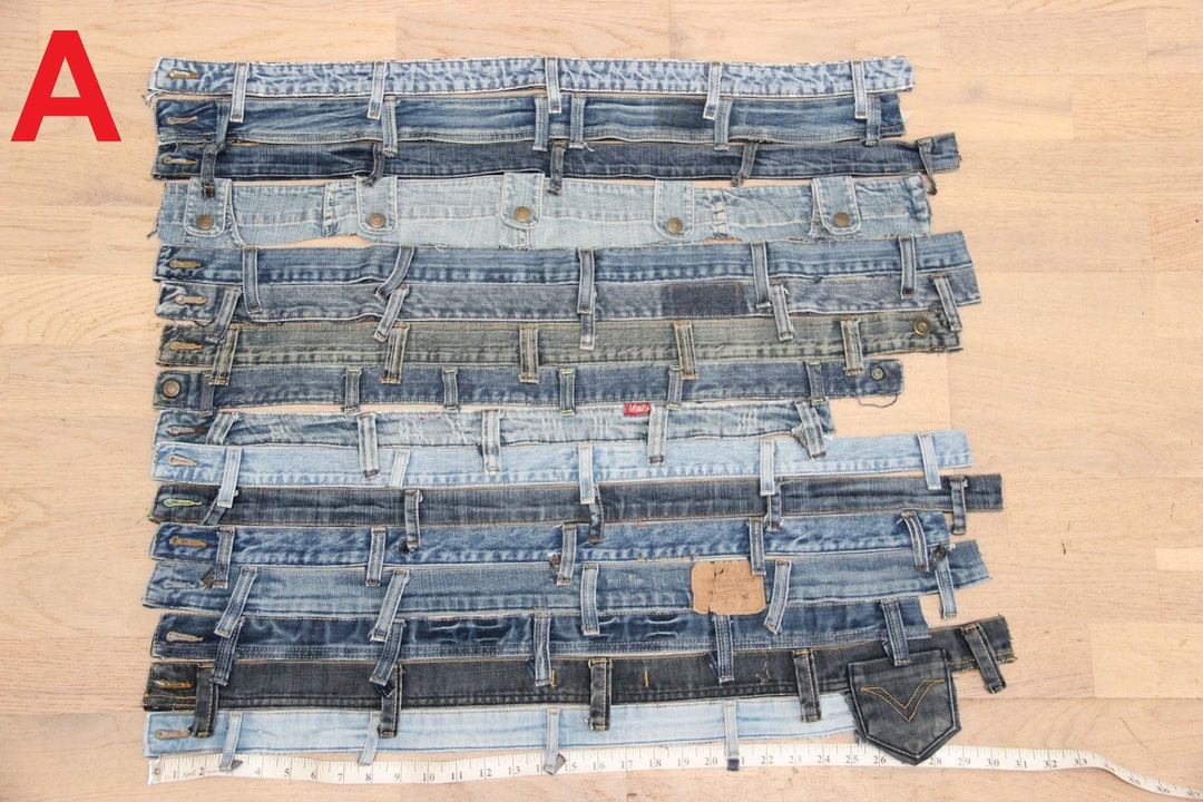 Jeans Waistbands , Denim Belts , Denim Reclaimed Waistbands , Denim ...