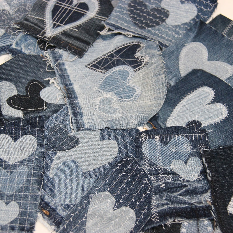 Heart Patches for Clothes - Etsy