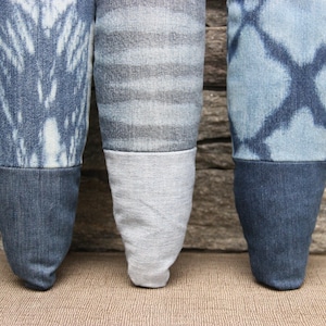 Large Stuffed Recycled Denim Shibori Fish Decor , Upcycled Denim Fish ...