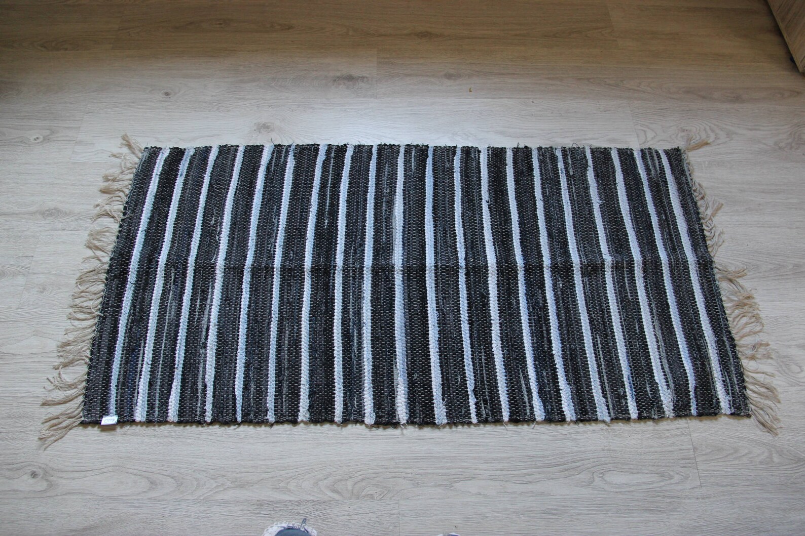 Handmade Denim Woven Rug , Nautical Denim Rug , Woven Loom Rug ...