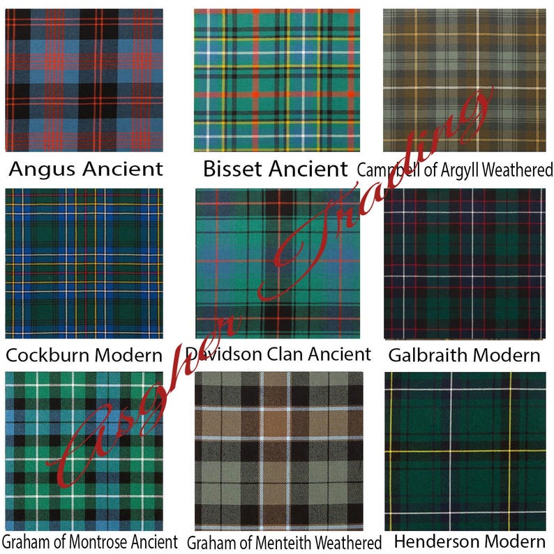 Authentic Kilt Scottish Highland Wrap – 16oz Acrylic Tartan (250 ...