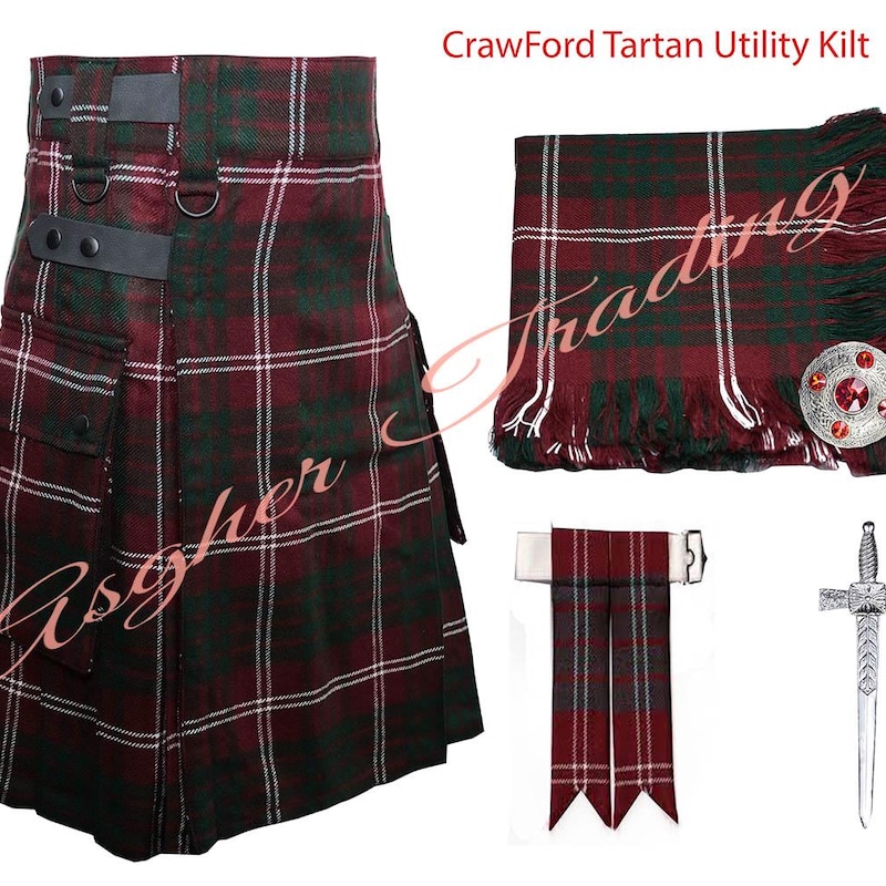 Solid Red Scottish Tartan - Etsy