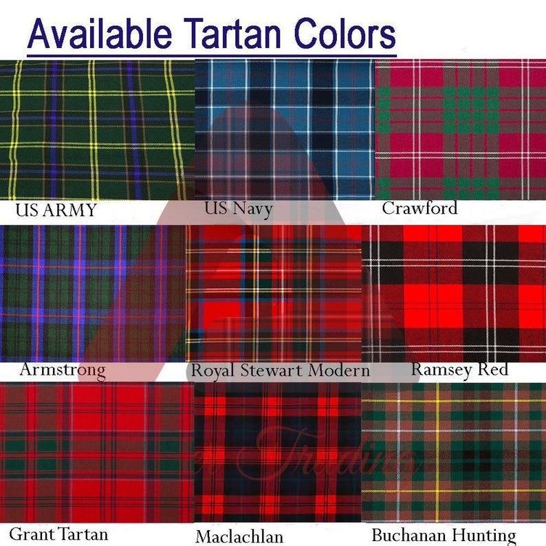 Scottish Great Kilt Highland Wool Blend Tartan Plaid Kilt Great Kilt ...