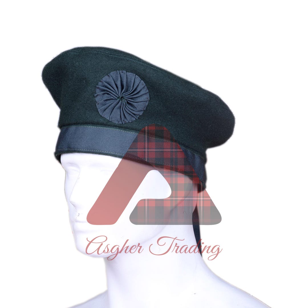 Handgemachte Wolle Irish Caubeen Beret - Balmoral Style - Parade Outfit ...