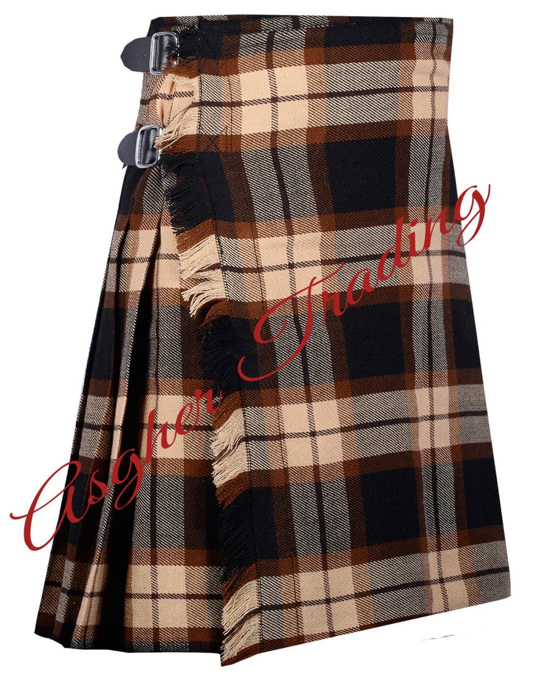 Rose Ancient Tartan Kilt: 16 Oz Acrylic Wool, Traditional Scottish 8 ...