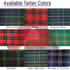 Handmade Tartan Scarf: Scottish Clan Sash, Hand-fringed Acrylic - Etsy