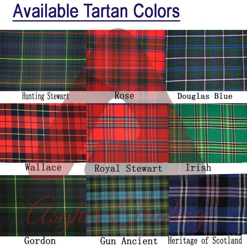 Scottish Great Kilt Highland Wool Blend Tartan Plaid Kilt Great Kilt ...