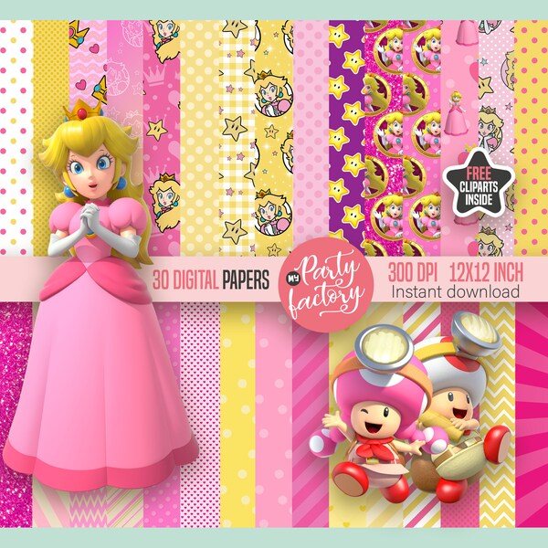 Princess Peach - Etsy