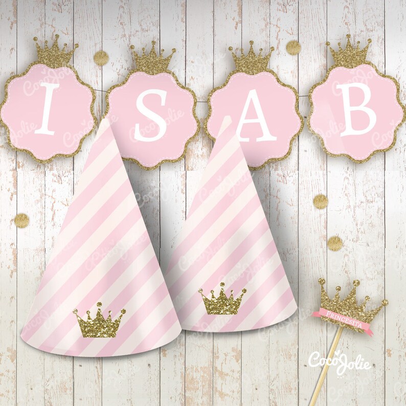 Printable Princess Kit. Crown Royal. Girls Pink Birthday | Etsy