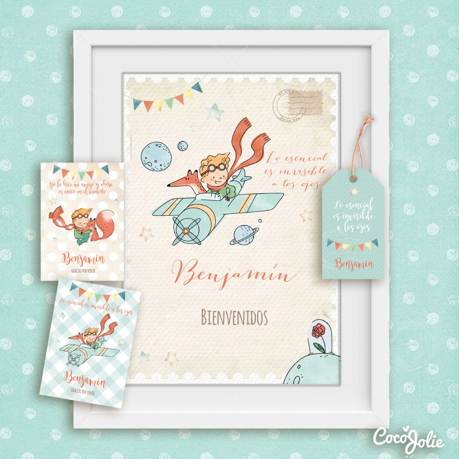 Kit El Principito Decoracion de fiestas. The Little Prince. - Etsy España