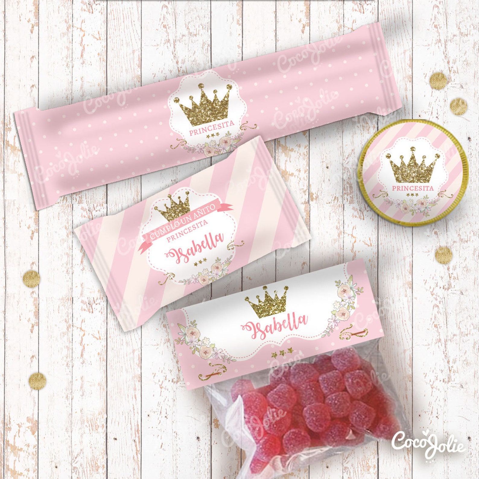 Printable Princess Kit. Crown Royal. Girls Pink Birthday | Etsy