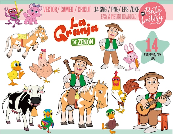 14 Zenon Vector EPS file / Dxf/ SVG PNG Clipart design Zenon - Etsy España