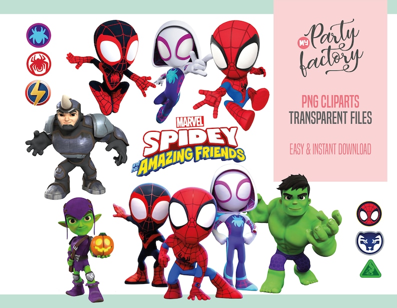 Spidey and His Amazing Friends PNG Images High Resolution - Etsy Ireland