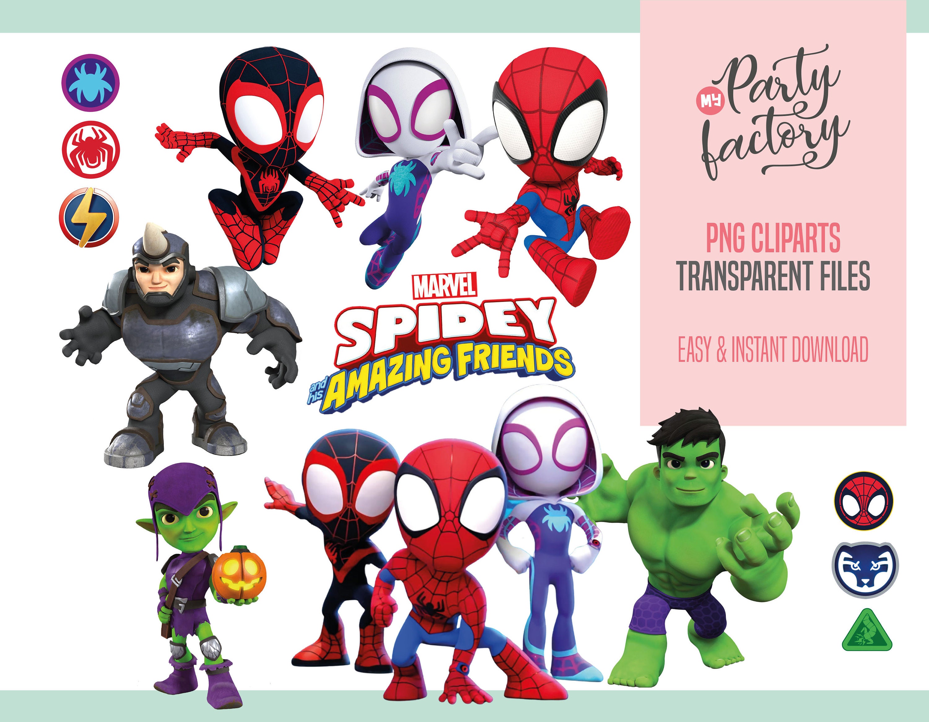 Spidey and His Amazing Friends PNG Images High Resolution - Etsy Israel