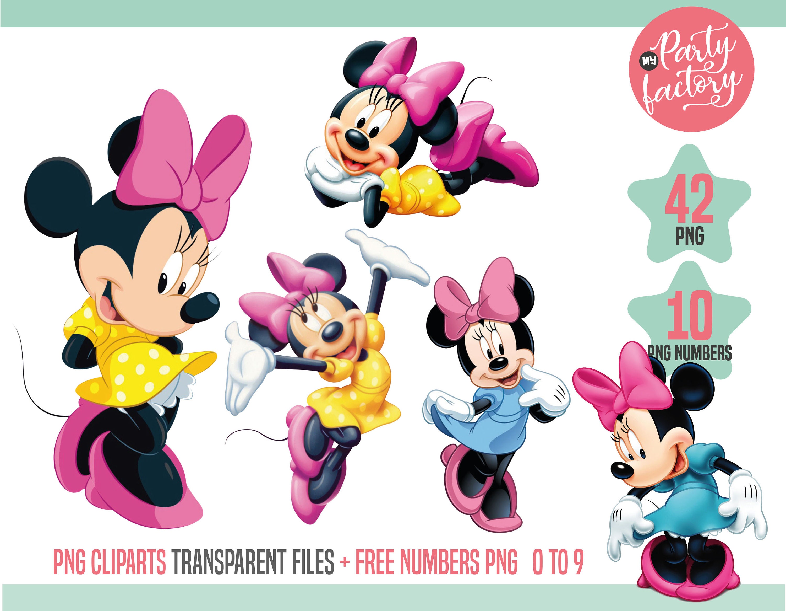 Minnie PNG Cliparts Minnie Boutique Printable Cliparts Png - Etsy Ireland