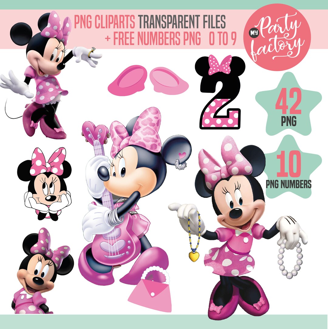 Minnie PNG Cliparts Minnie Boutique Printable Cliparts Png - Etsy Ireland
