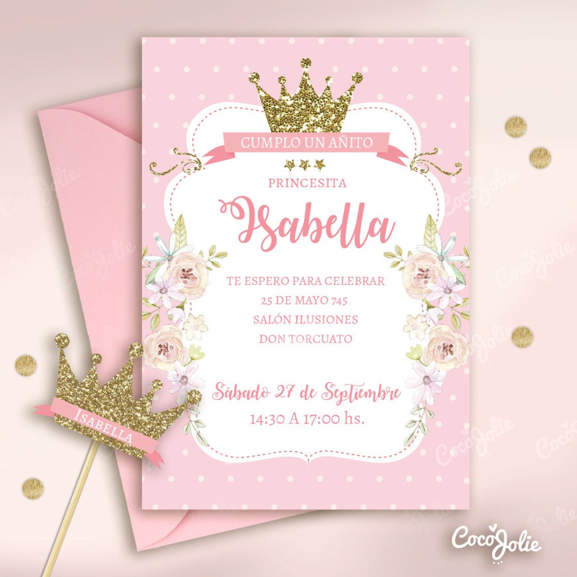 Printable Princess Kit. Crown Royal. Girls Pink Birthday | Etsy