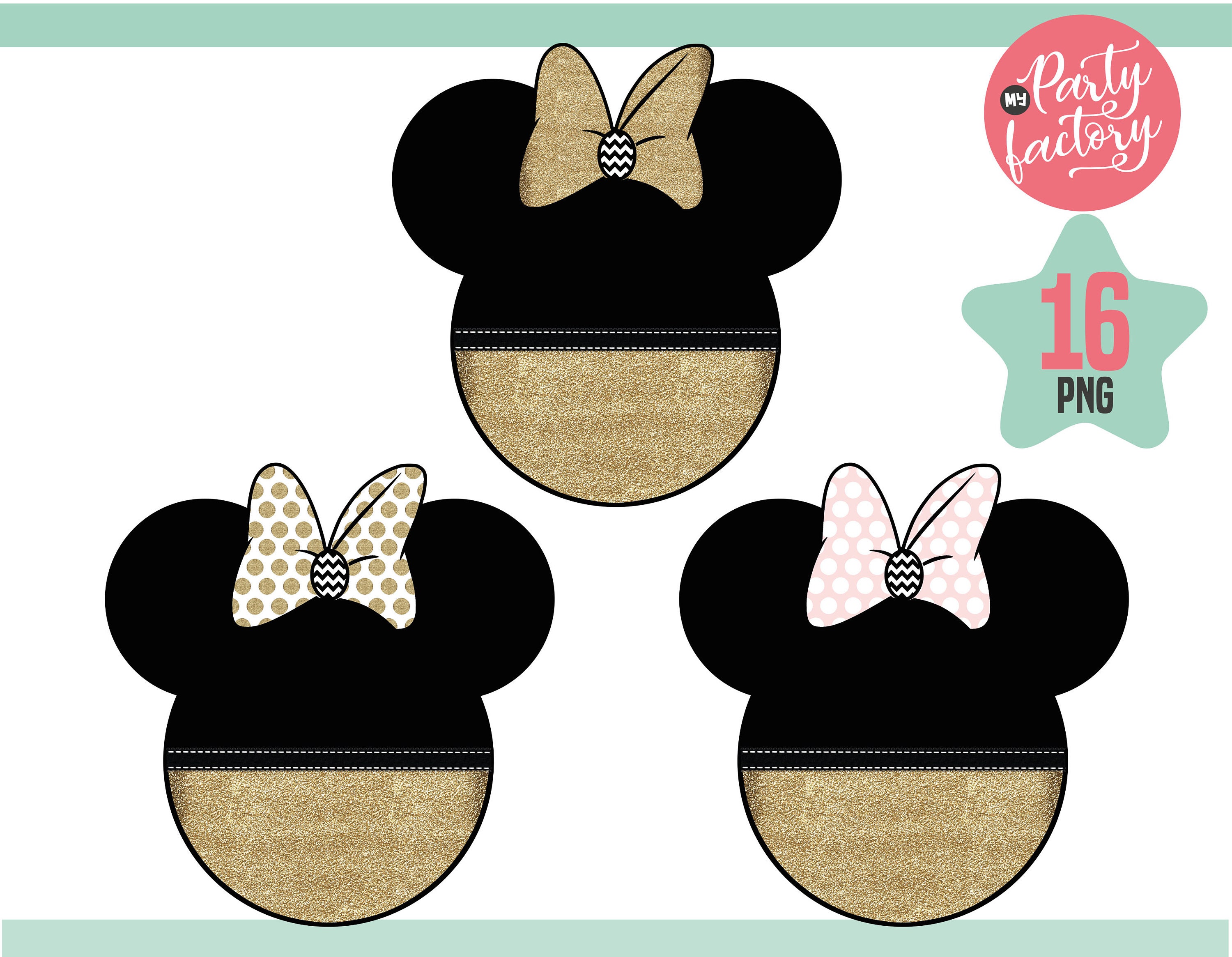 Glitter Graphics Minnie Mouse