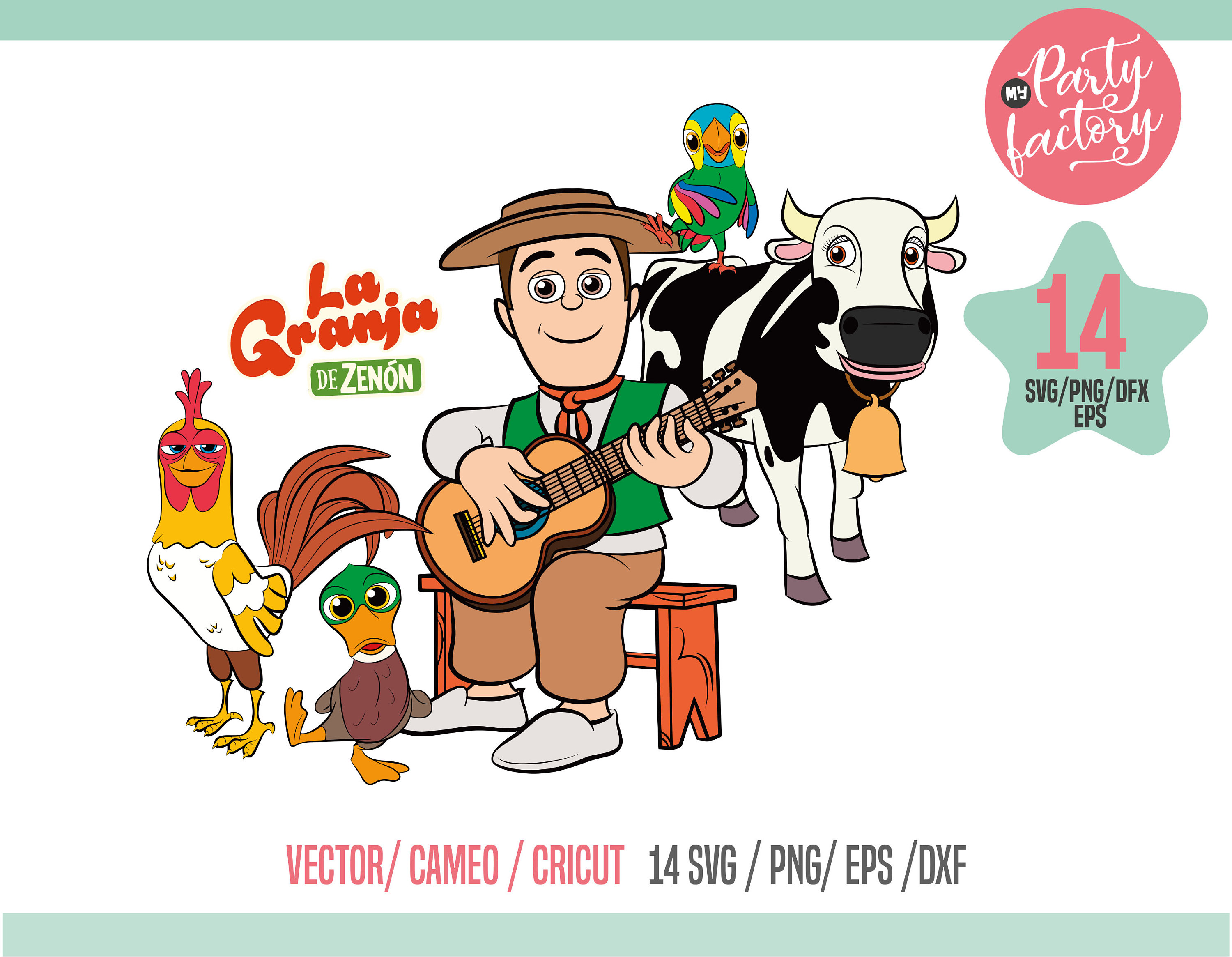 14 Zenon Vector EPS file / Dxf/ SVG PNG Clipart design Zenon - Etsy España