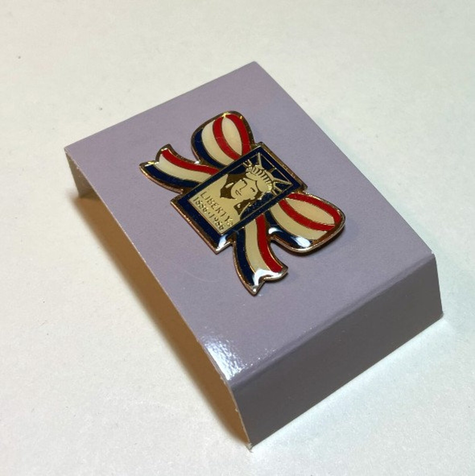 Vintage Avon Statue of Liberty Centennial Pin Epoxy Red - Etsy