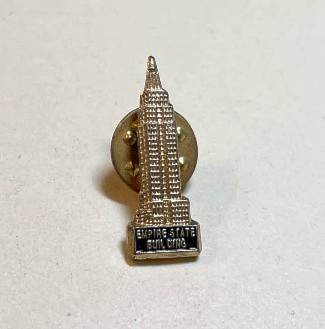 Vintage Empire State Building Souvenir Pin, Clutch Back Lapel Pin ...