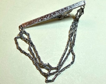 Tie Bar With Chain - Etsy