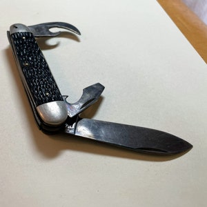 Vintage Shabby Pocket Knife, Four Blades, Imperial Probably, Bottle Can ...