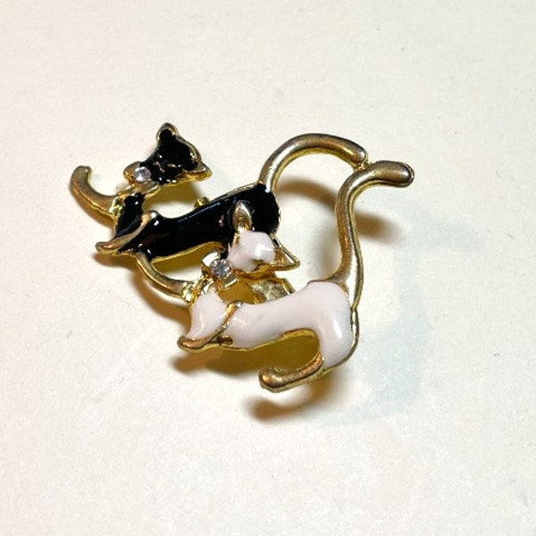 Black Cat Brooch Etsy