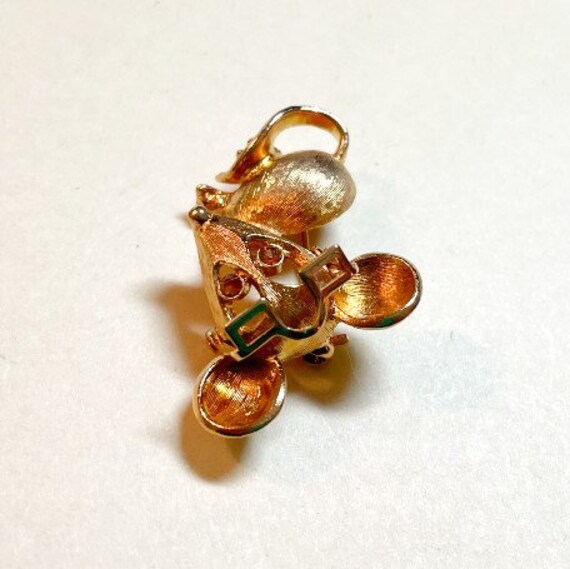 Vintage Avon Brooch, Spectacular Mouse Pin, goldtone … - Gem