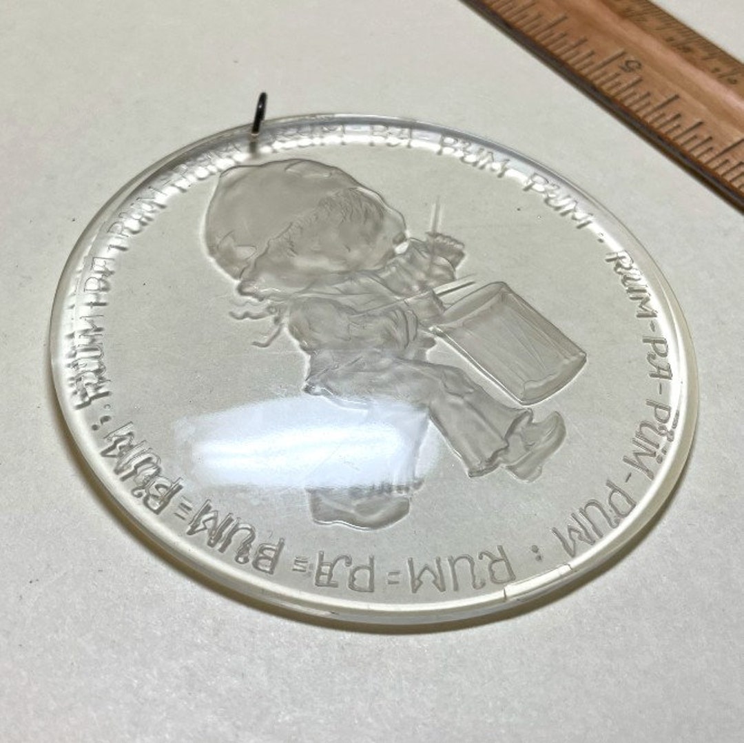 Vintage Hallmark Little Drummer Boy Christmas Ornament, Clear Plastic ...
