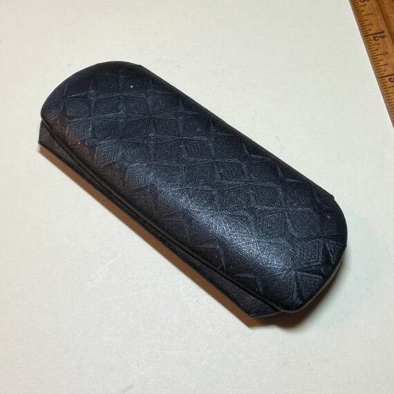 Vintage Hard Shell Glasses Case Black Narrow For Wi Gem