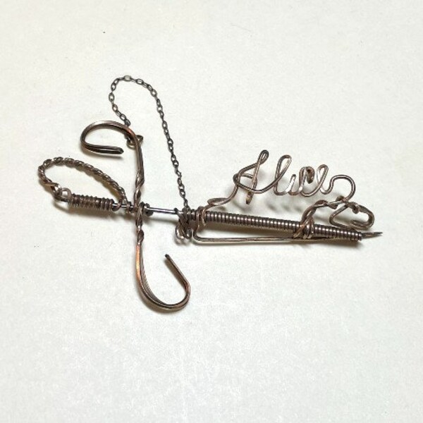 Wire Name Pin - Etsy