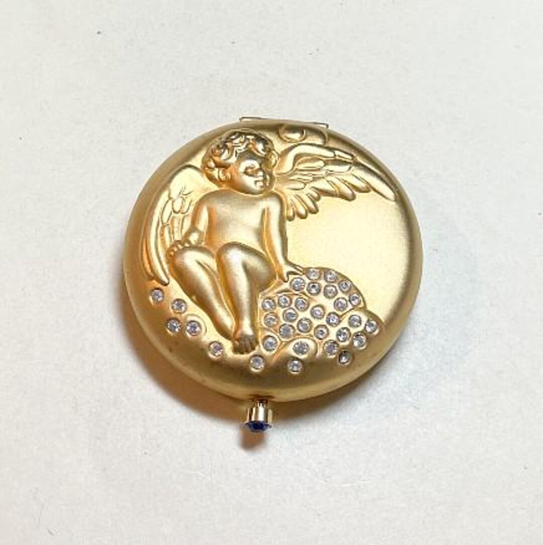 Vintage Estee Lauder Powder Compact Birthstone Angel September ...