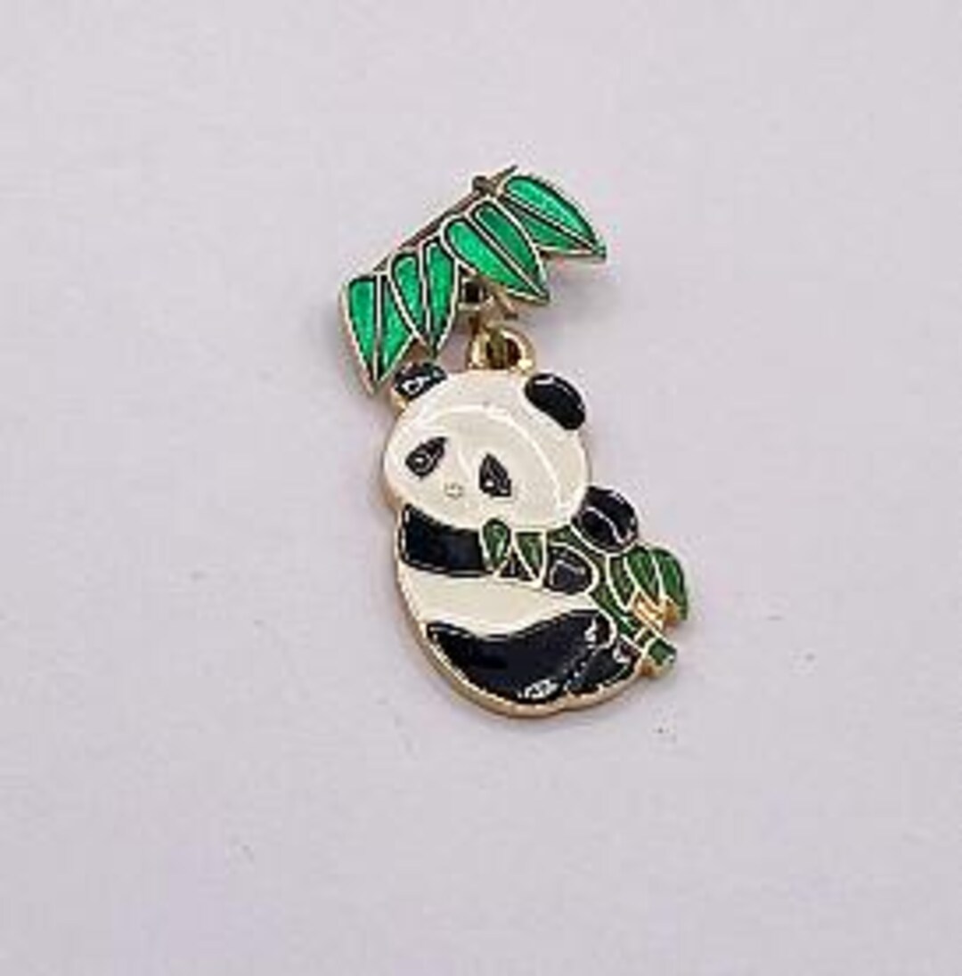 Vintage Little Panda Brooch From the CWCA China Wildlife Conservation ...